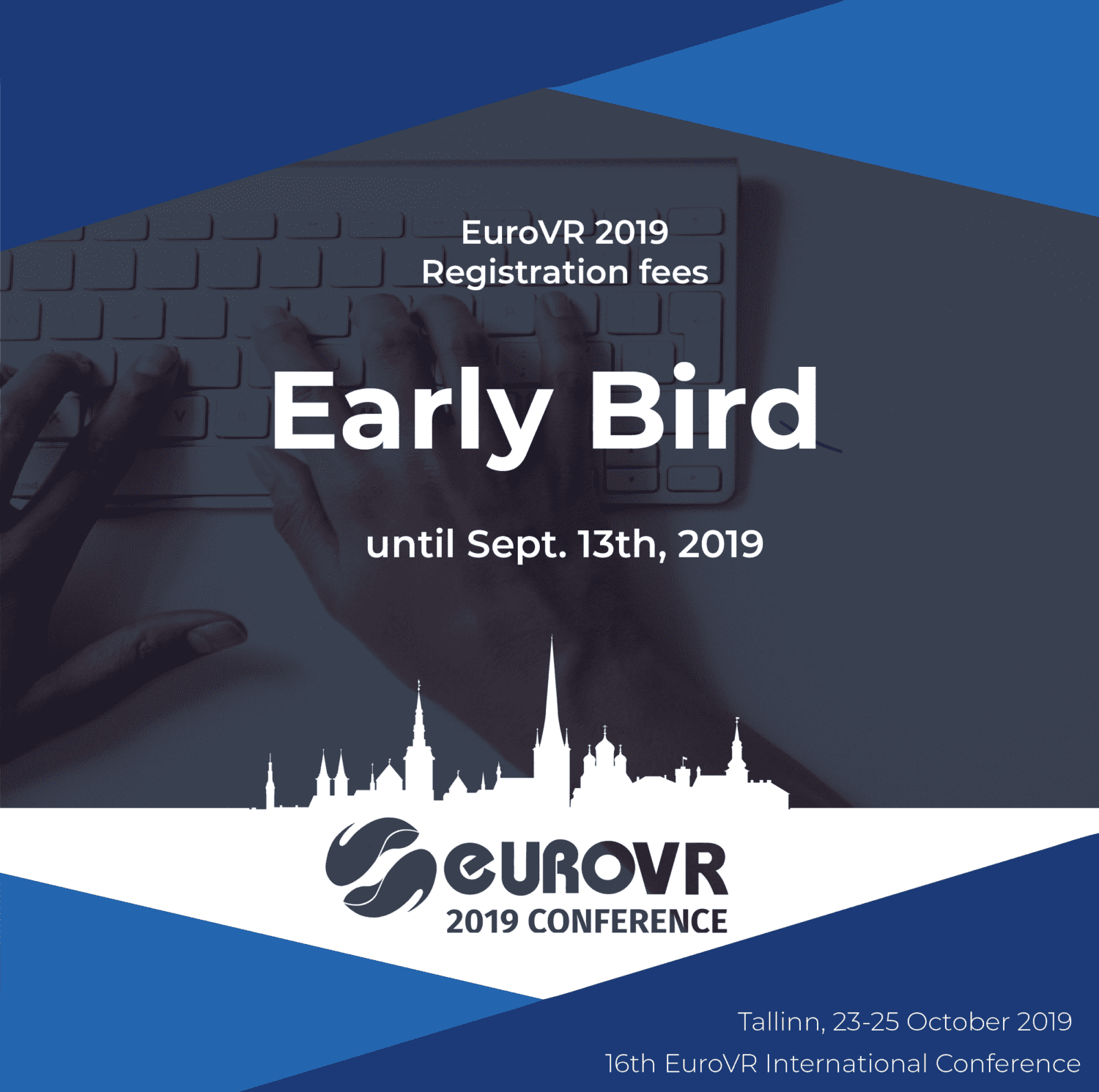 EuroVR2019 conference: early bird fees until September 13 | EuroXR